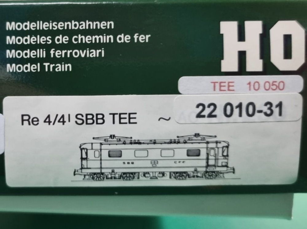 HAG 22010-31 Locomotive Re 4/4 I TEE - CFF AC-Digital (Neu (gemäss ...