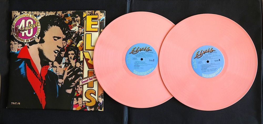 2 LP's ELVIS SPECIAL PINK PRESSING | Acheter sur Ricardo