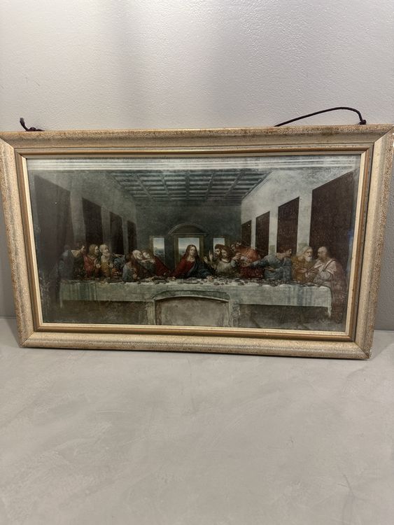 "Das Abendmahl" Gemäldedruck gerahmt Leonardo da Vinci | Kaufen auf Ricardo