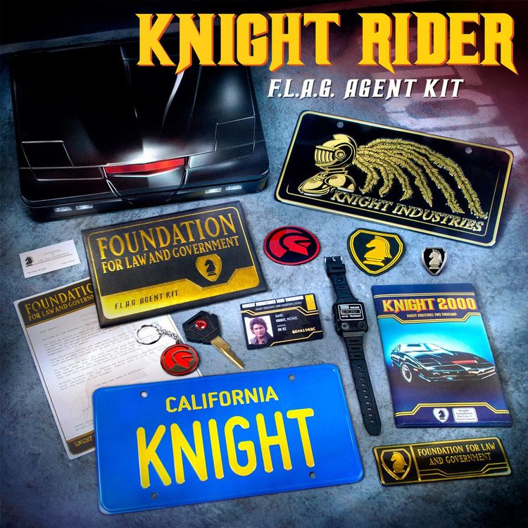 Knight Rider FLAG Agent Kit KITT Weihnachtsgeschenk?! (Neu und ...