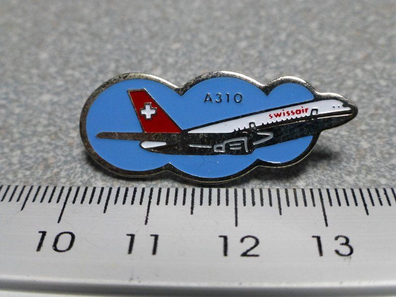 PIN PINS FLUGZEUG Airline Aviatik Swissair (Gebraucht) in Gränichen für ...