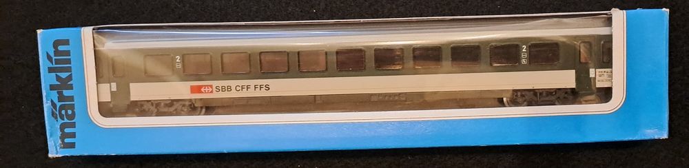 Märklin H0, Wagen 4216, SBB 2. Klasse (gebraucht) (Gebraucht) in ...