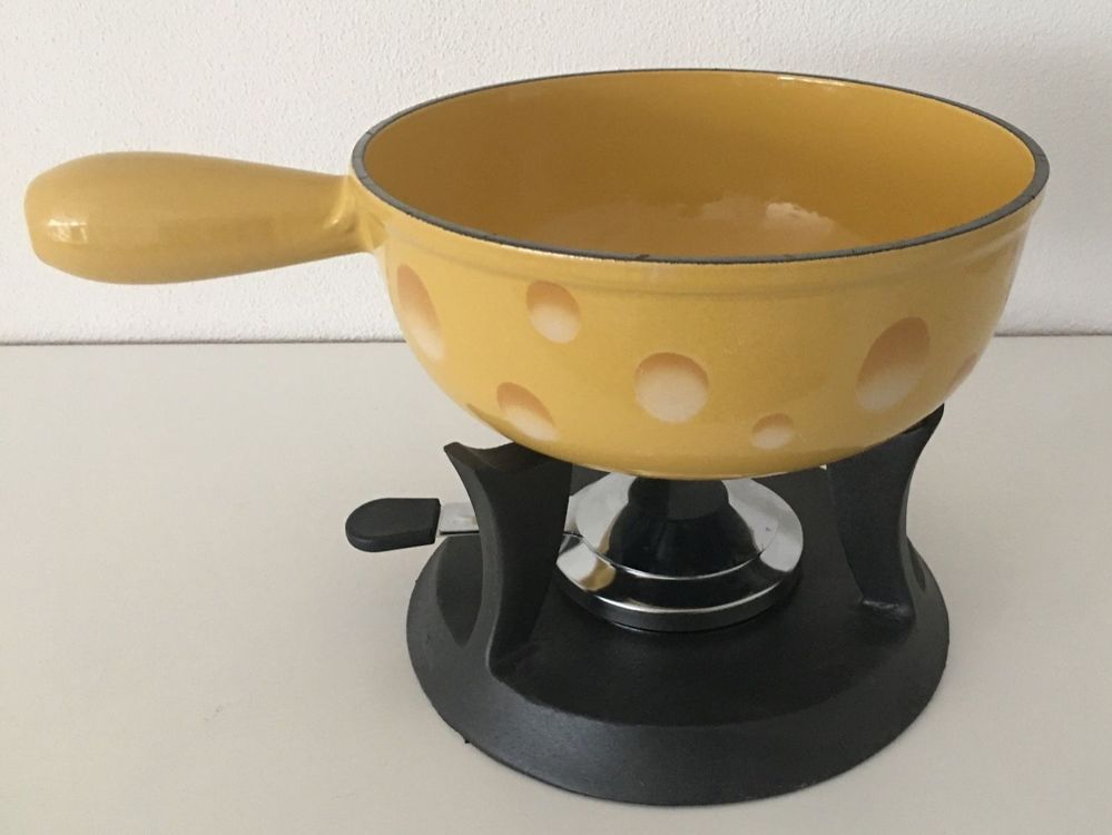 Spring Käsefondue Caquelon + Rechaud / beides aus Gusseisen | Kaufen ...