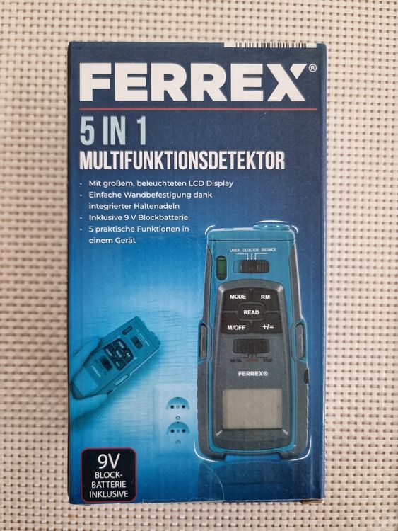 FERREX 5 in 1 Multifunktionsdetektor mit LCD-Anzeige Entfern | Kaufen ...