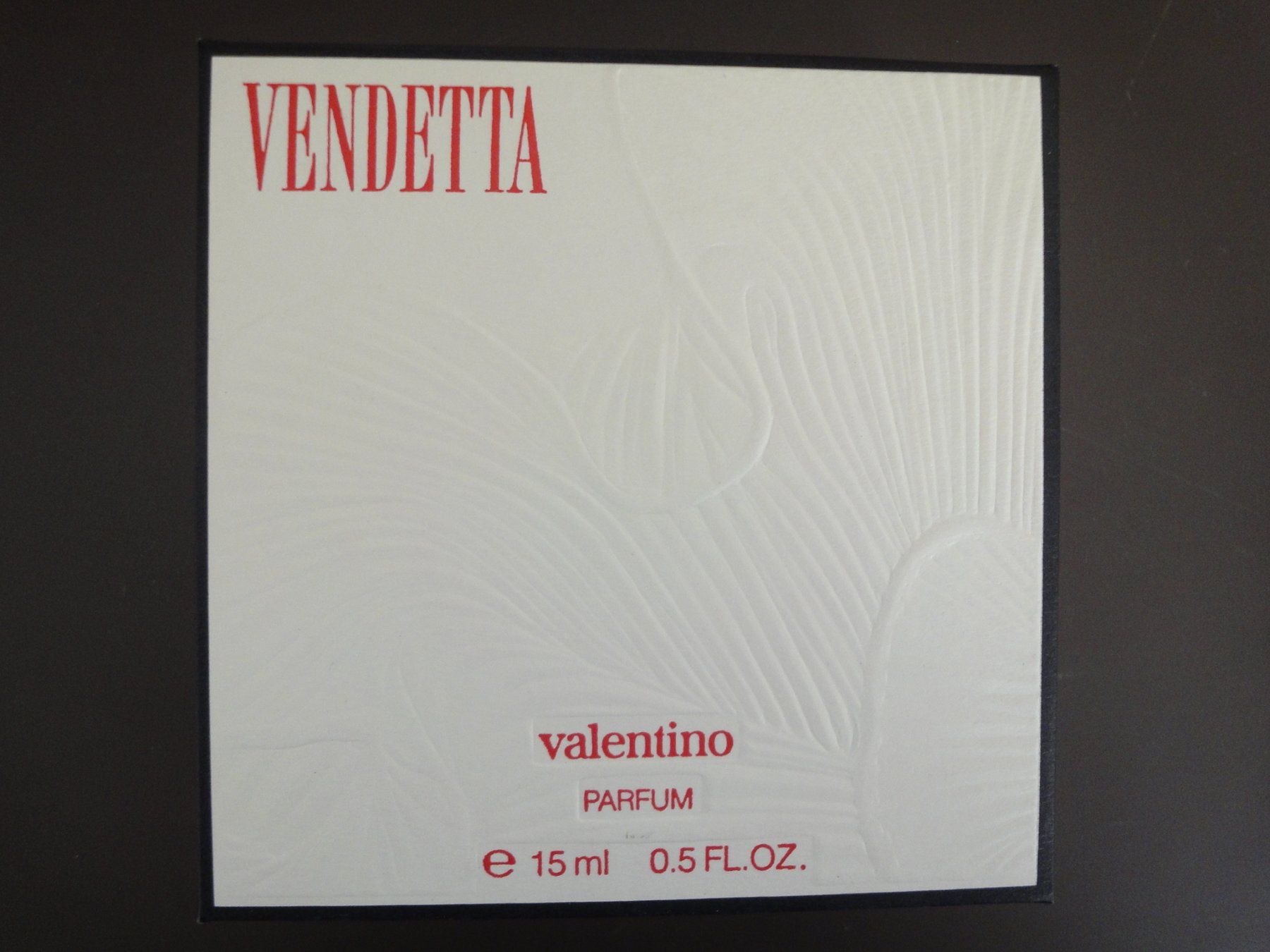 Parfum VENDETTA de Valentino, Paris - 15 ml 0.5Fl.oz (Neu (gemäss ...