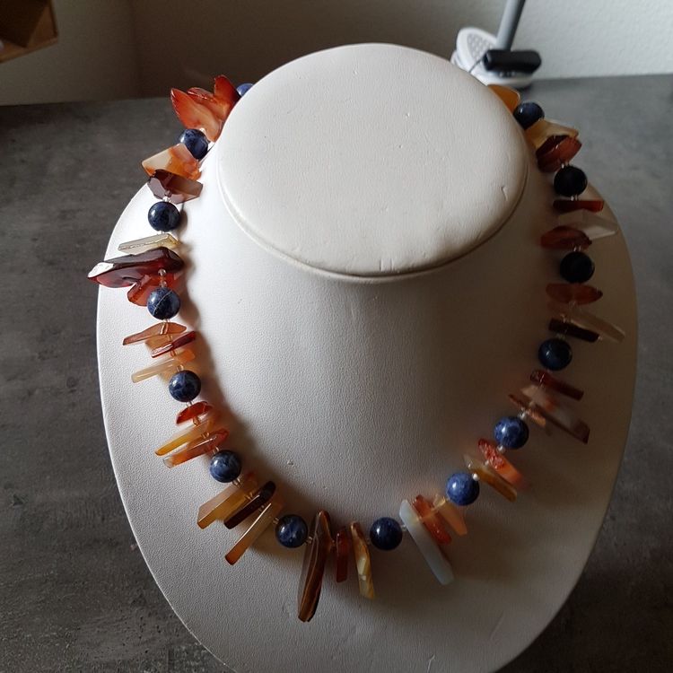 schöne Edelsteinkette div. Steine (Gebraucht) in Morschach für CHF 23 – mit Lieferung auf ...