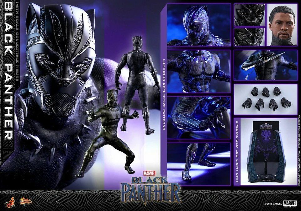 Hot Toys Black Panther 1/6 Scale Figure MMS470 (Gebraucht) in ...