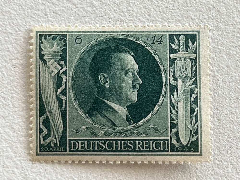 DR / Briefmarke Dritten Deutschen Reiches / Francobollo 3 Re (Gebraucht ...