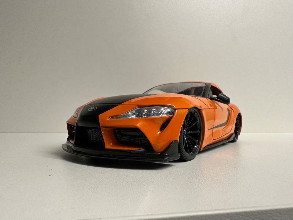 Toyota Supra 1:24, orange-schwarz, Fast&Furious, Jada Toys | Kaufen auf ...