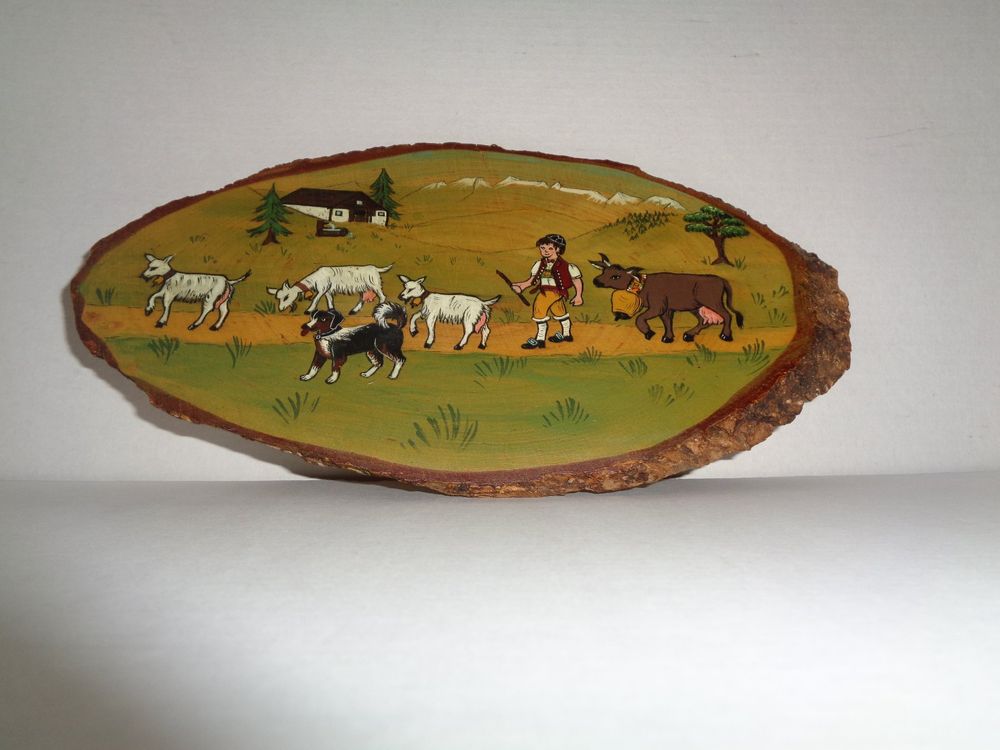 APPENZELLER BILD BUB MIT GEISSEN BAUERNMALEREI NAIV MALEREI (Gebraucht) in Henggart für CHF 28 ...