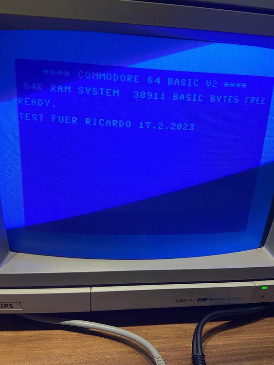 Commodore 64 inkl. Philips-Monitor CM8533 (Gebraucht) in Appenzell für CHF 203 – nur Abholung ...