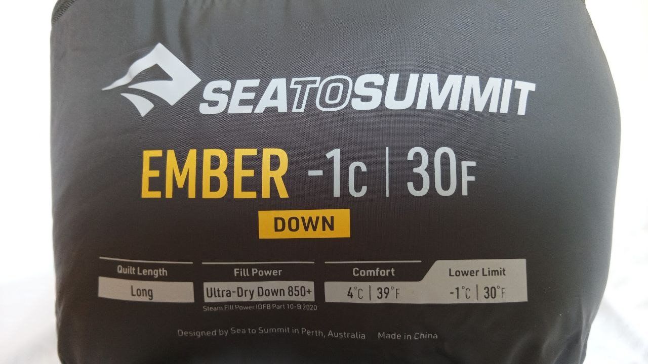 Sea To Summit quilt Ember Down ultralight Long -1°C (Neuf (Voir ...