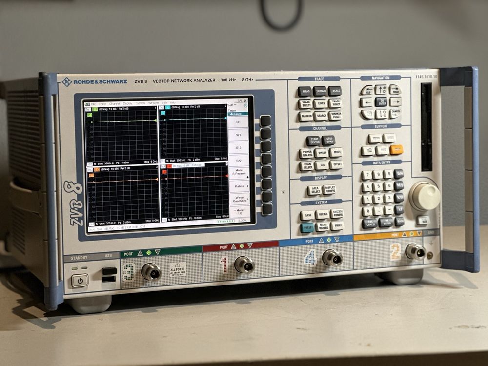 Rohde&Schwarz ZVB8 4-Port Network Analyzer (Gebraucht) in Nottwil für CHF 6999 – nur Abholung ...