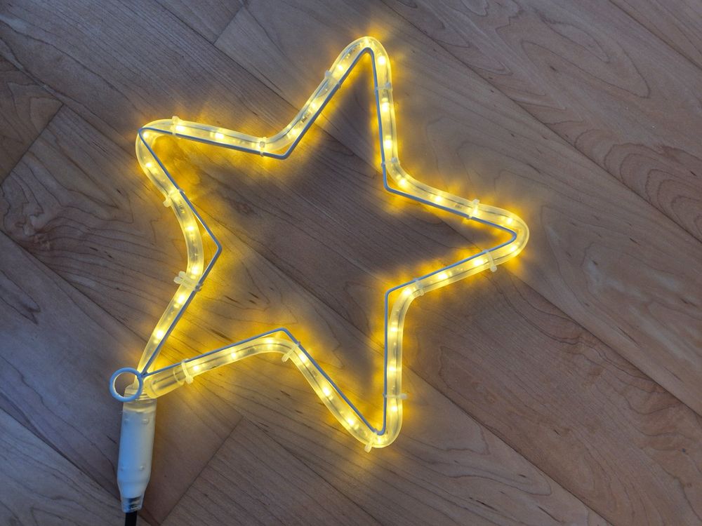 Outdoor Light Up Christmas Decorations, Star & Candy Cane (Gebraucht ...