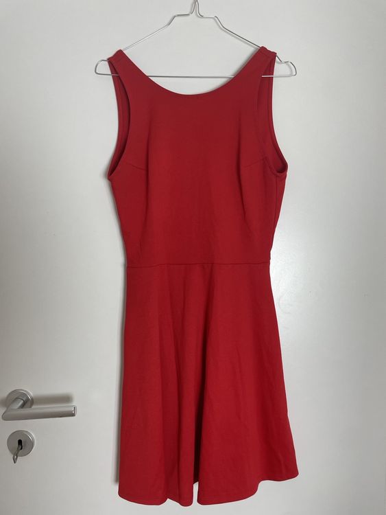 Red summer dress open back | Kaufen auf Ricardo