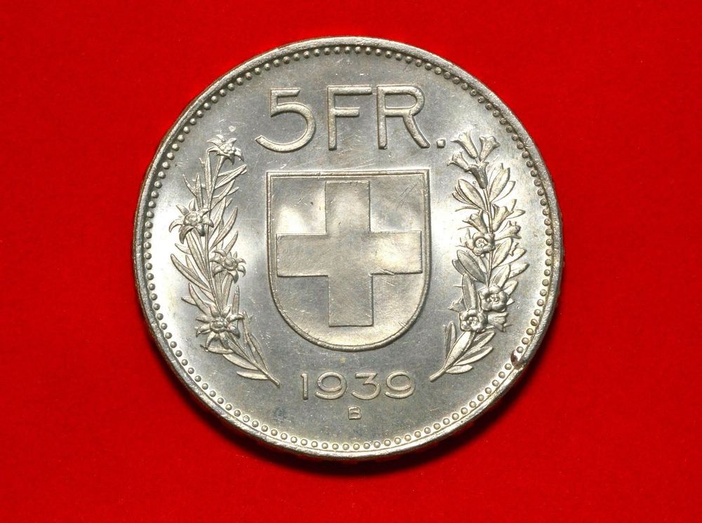 5 Franken 1939 (Gebraucht) in Oberglatt ZH für CHF 14 – mit Lieferung auf Ricardo kaufen