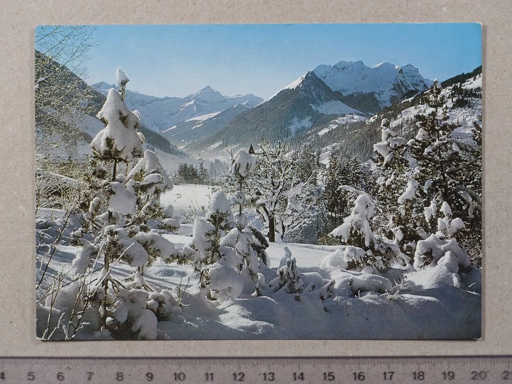 Gstaad, 1978, Oldenhorn, Staldenfluh, Poststempel Saanen (Gebraucht) in Lenzburg für CHF 2 – mit ...