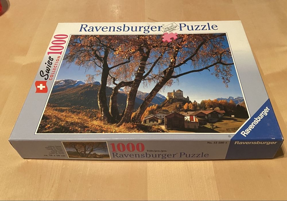 Ravensburger Puzzle 1000 Teile Schloss Tarasp (Gebraucht) in Basel für ...