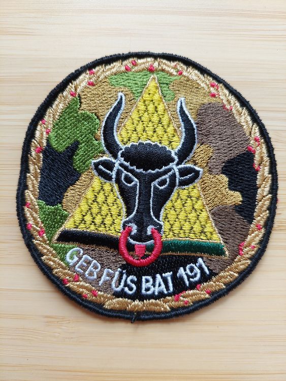 Badge rund Schweizer Armee Geb Füs Bat 191 | Kaufen auf Ricardo