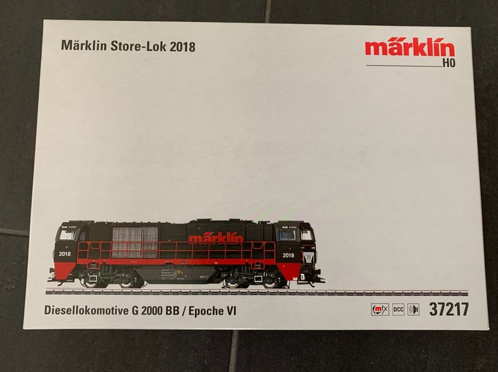 Märklin 37217 Diesellokomotive G 2000 BB "Store Lok 2018" (Neu und ...