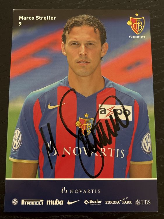 Signierte Sammlerkarte Marco Streller FCB (Gebraucht) in Uetendorf für ...