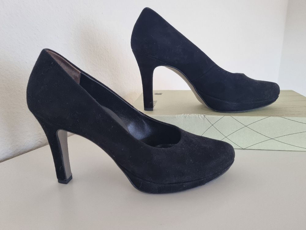 Paul Green Wildleder Pumps Gr. 4.5, schwarz, Top Zustand (Gebraucht) in ...