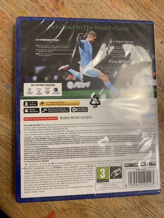 EA Sports FC24 PS5 (Neu und originalverpackt) in Bern für CHF 32 – mit ...