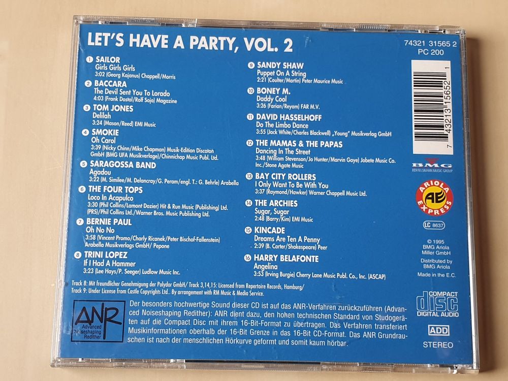Lets have a party Vol. 2 (Gebraucht) in Stansstad für CHF 1 – mit ...