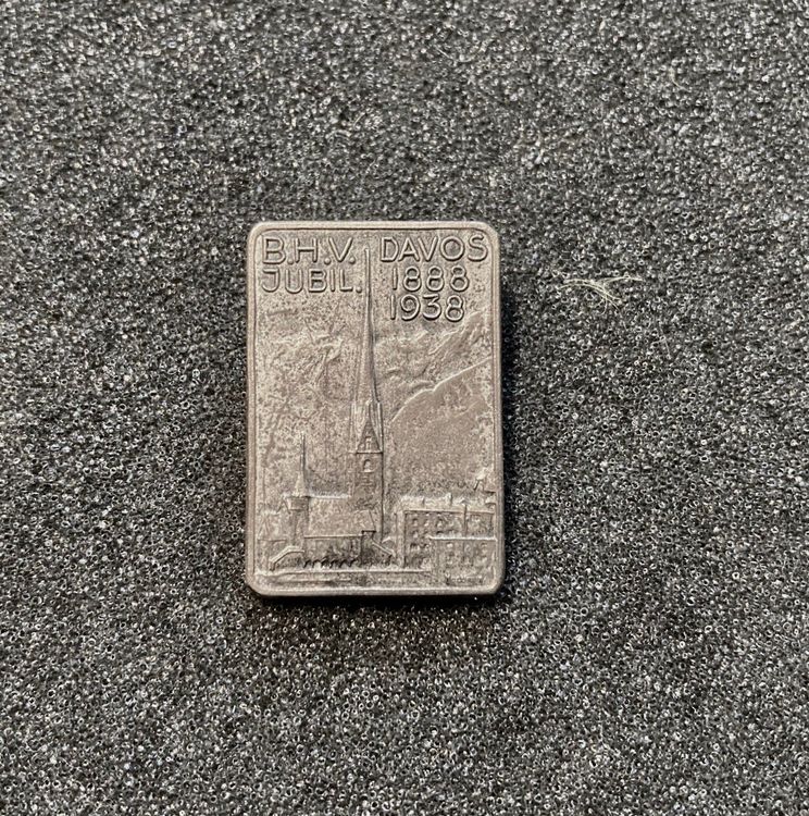 B.H.V. Davos, Jubil. 1888 - 1938, Abzeichen (Gebraucht) in Zürich für CHF 5 – mit Lieferung auf ...