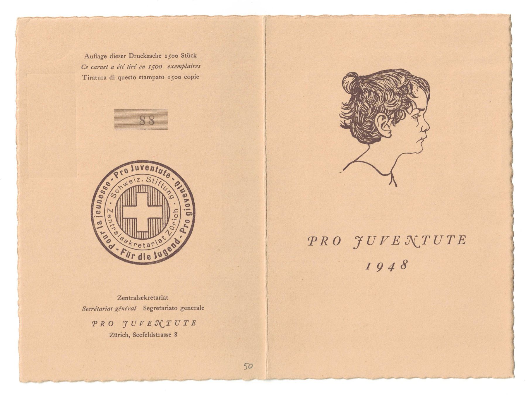 PJ 1948, Geschenk-Folder, ET 01.Dez. + Serie **, Nr. 88 (Gebraucht) in ...