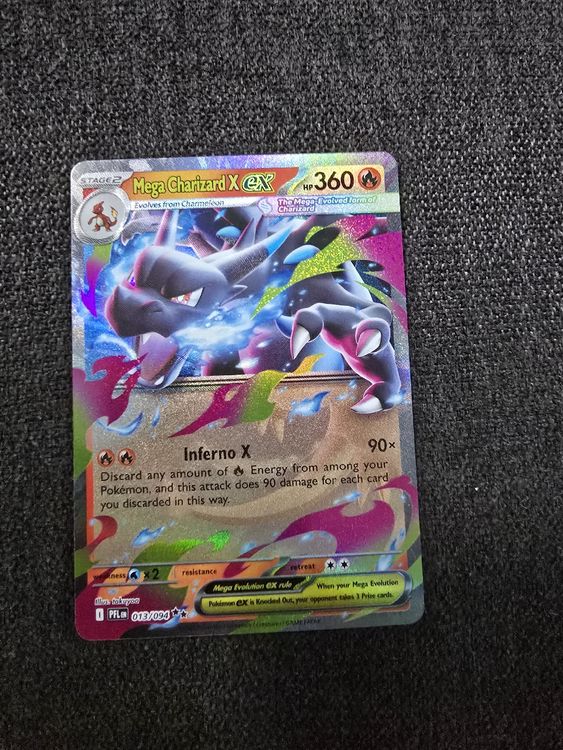 Pokemon Mega Charizard ex PFL EN 013/094 NM (Neu (gemäss Beschreibung ...