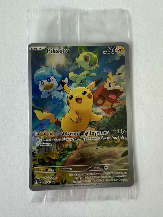 Pikachu #027 promo sealed (Neu (gemäss Beschreibung)) in Savigny für ...