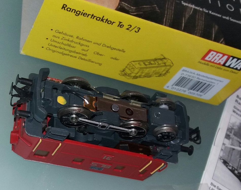BRAWA H0 - Rangierlokomotive Te 2/3 BLS - Gleichstrom (Defekt) in für ...