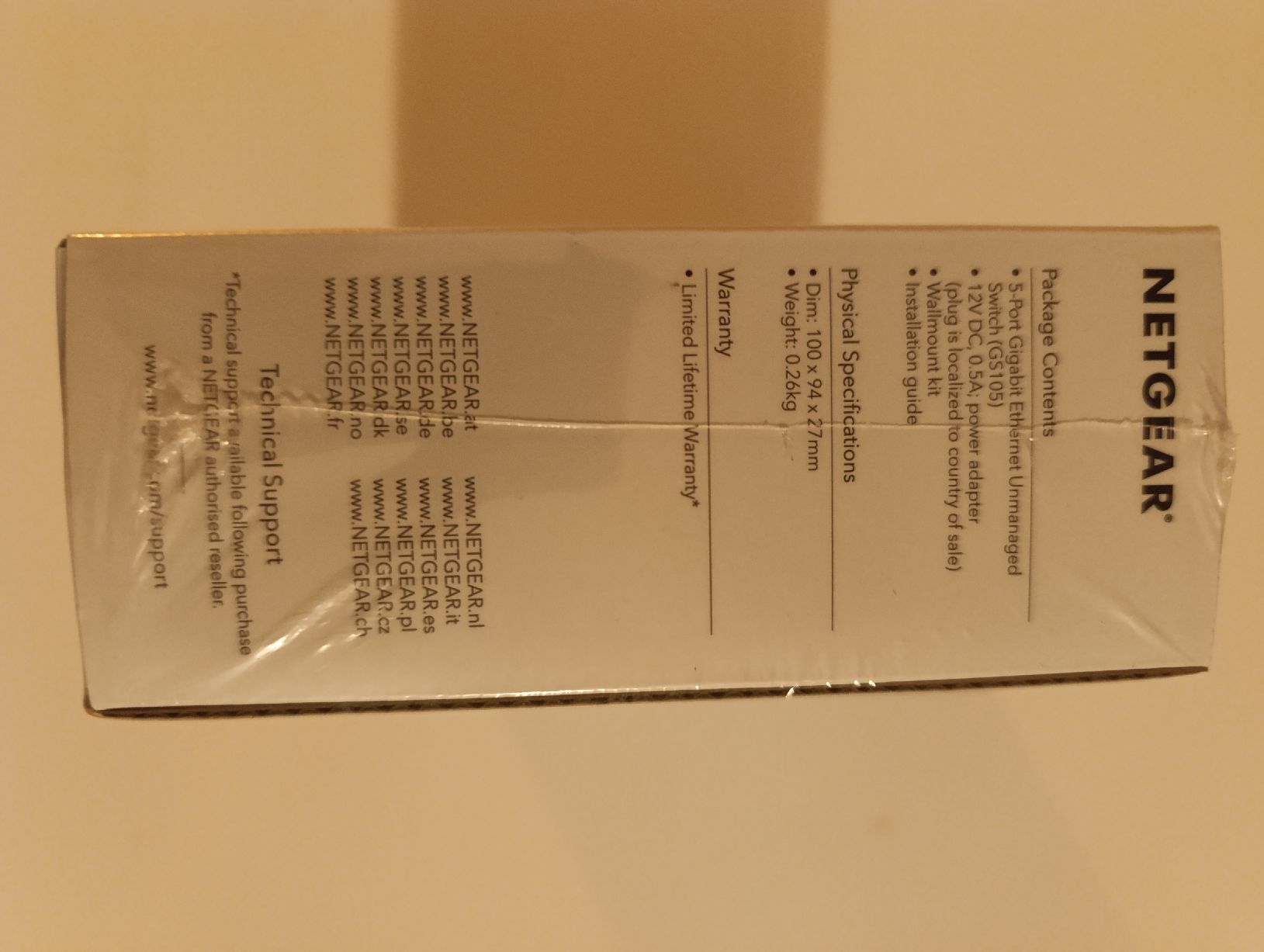 Neuwertiger Netgear GS105 Switch, 5 Port Gigabit Ethernet (Neu und ...