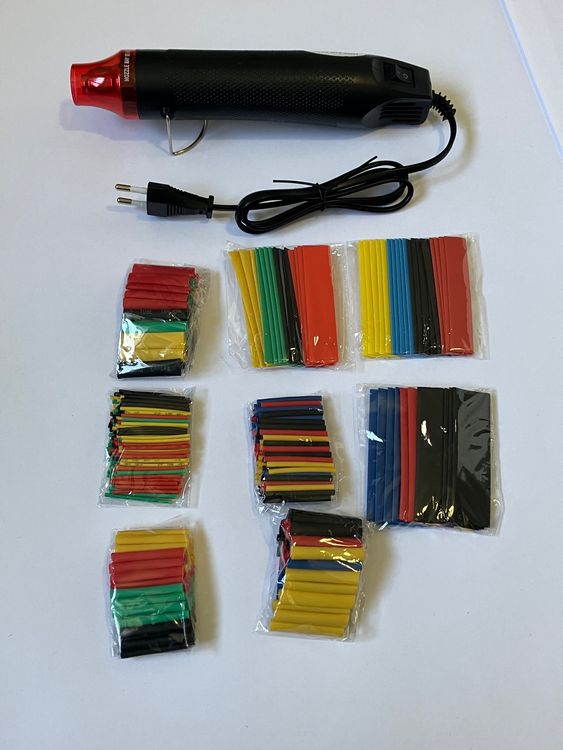Schrumpfschlauch Set mit Heissluftfön | Kaufen auf Ricardo