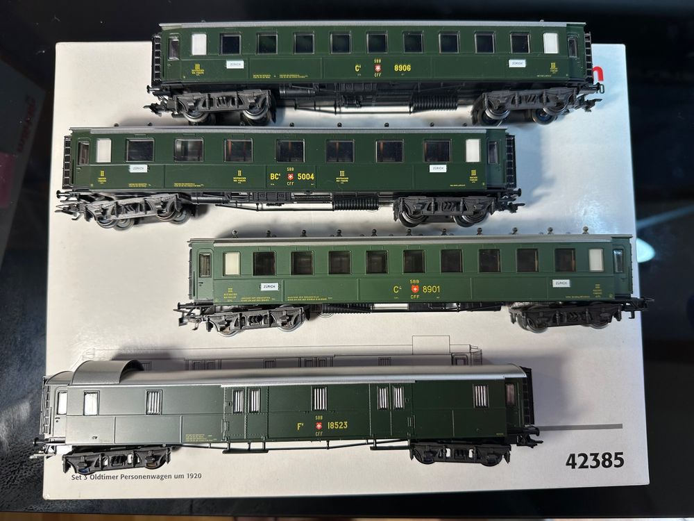 Märklin 42385 & 4138 Personenwagen H0 SBB | Acheter sur Ricardo