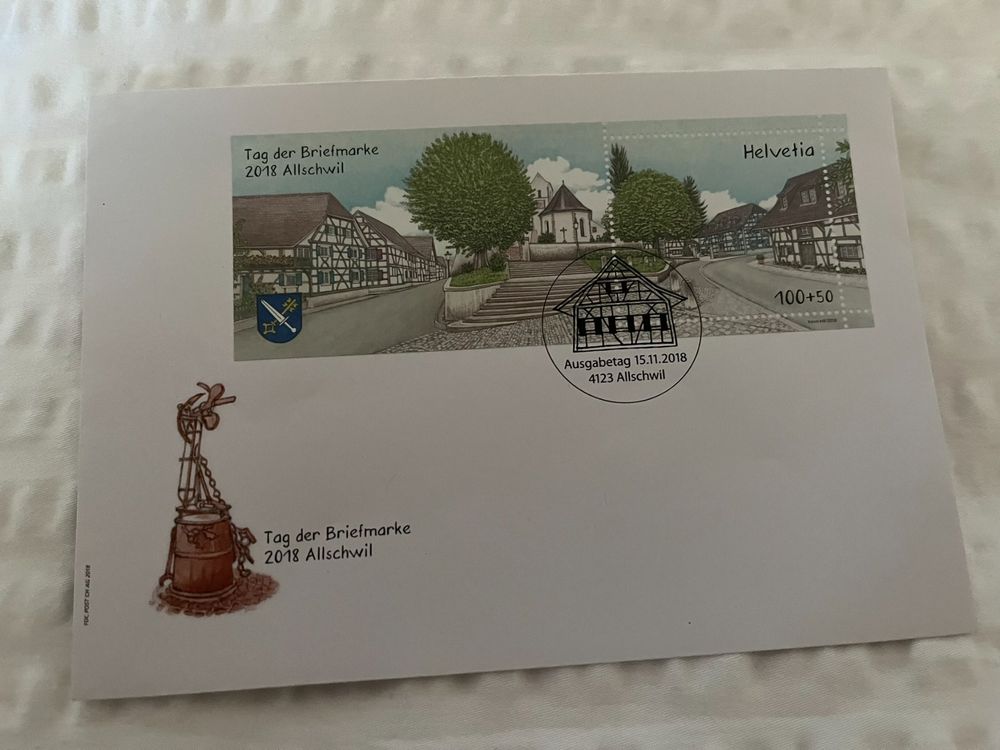 FDC Tag der Briefmarke Allschwil (Mi Bl 70) 15.11.2018 | Kaufen auf Ricardo