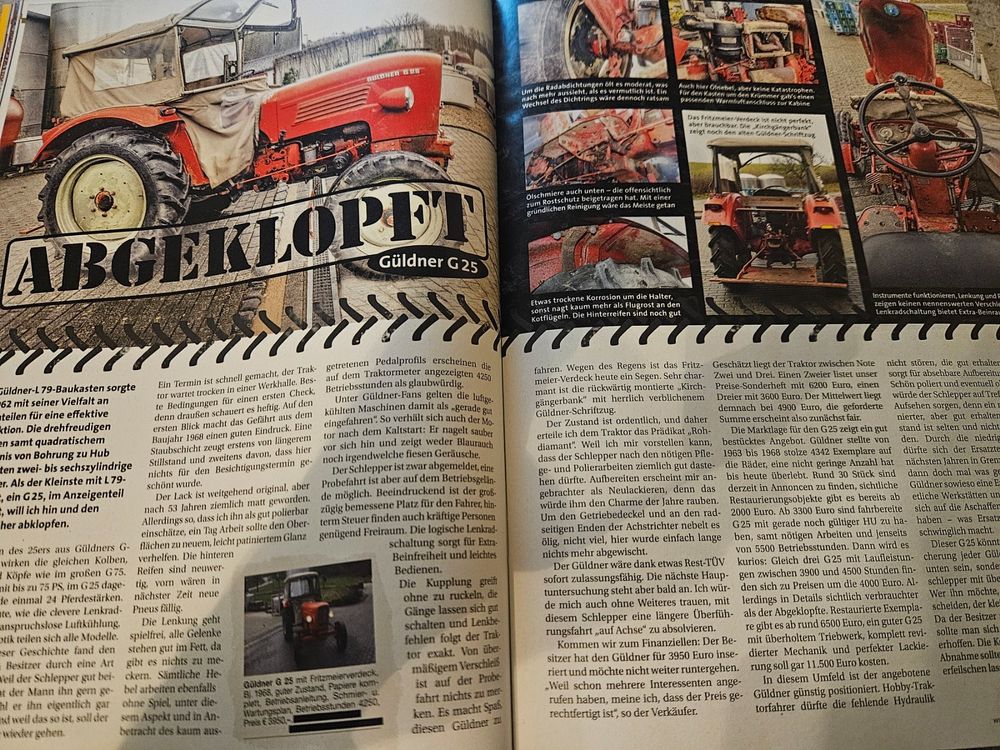 Oldtimer Traktor 6/21 Ebro Deutz Allis Kögel Porsche xb (Gebraucht) in Flawil für CHF 16 – mit ...