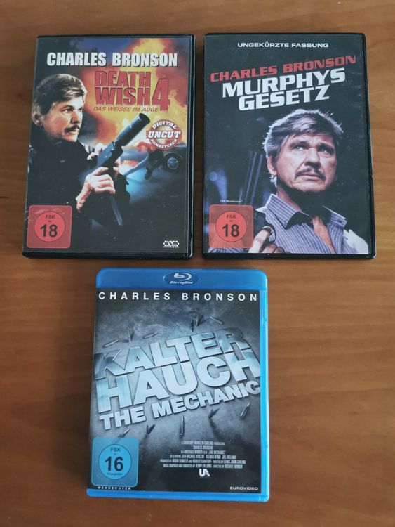 3 Charles Bronson Filme: Kalter Hauch, Death Wish 4 (Gebraucht) in ...