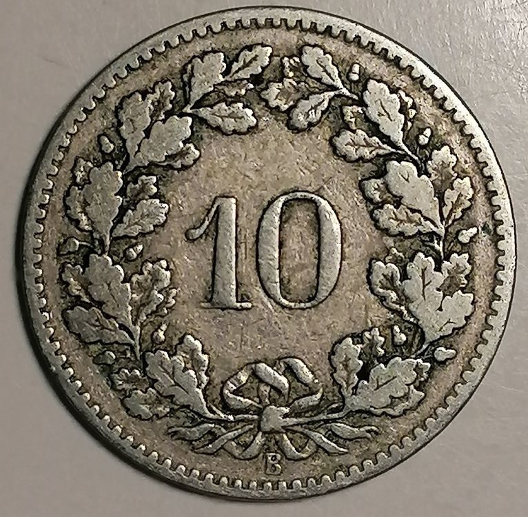 10 Rappen Schweiz 1900 (Gebraucht) in Stalden (Sarnen) für CHF 2 – mit Lieferung auf Ricardo kaufen