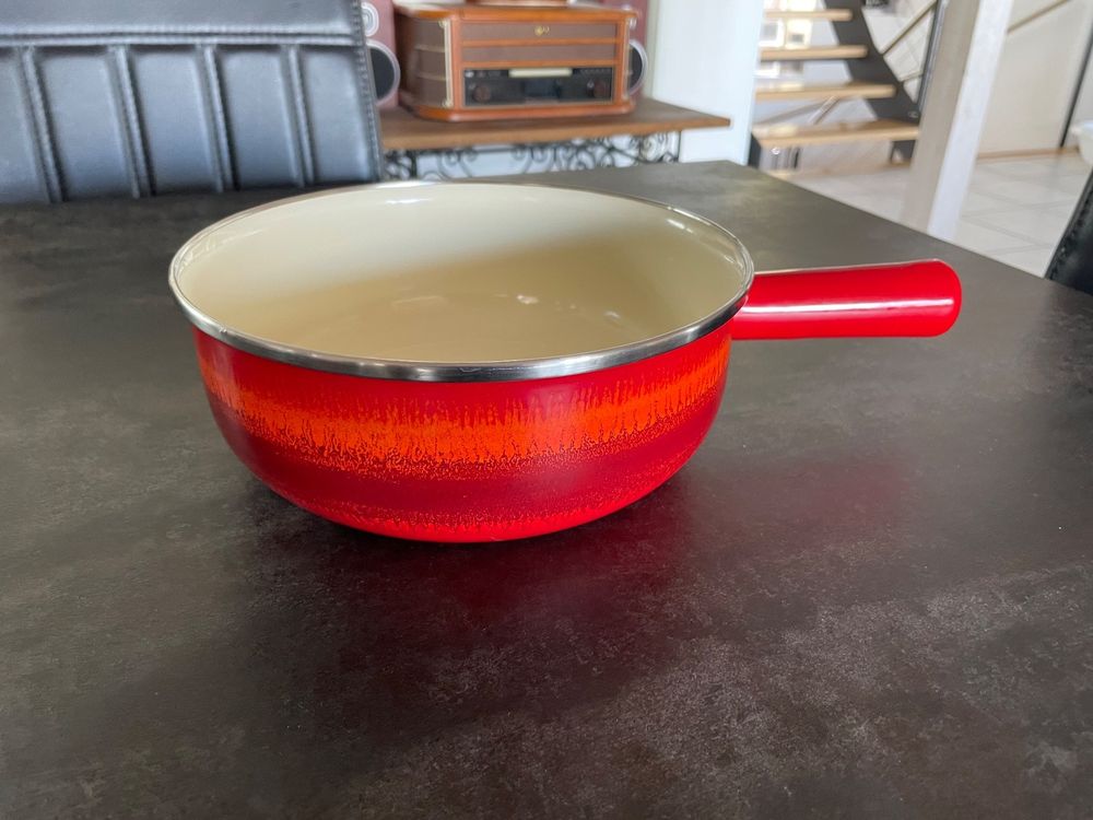 Caquelon Vintage en Métal Émaillé | Kaufen auf Ricardo