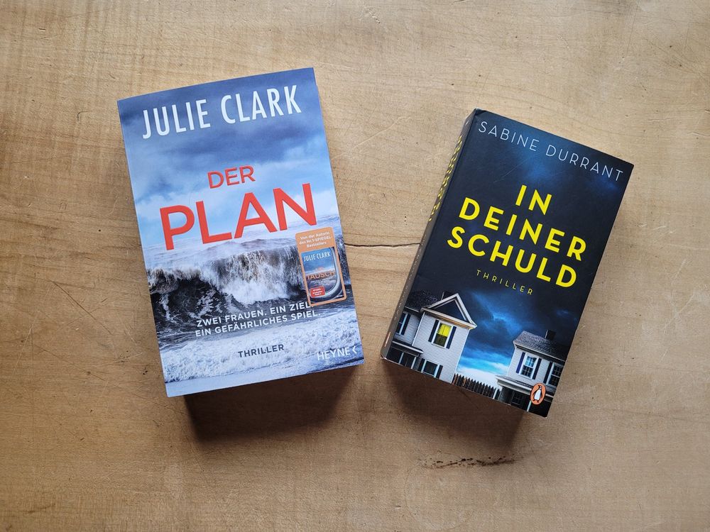 Krimis Julie Clark: Der Plan & S. Durrant: In deiner Schuld (Neu ...