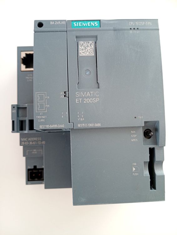Siemens SIMATIC DP, CPU 1512SP-1 PN / 6ES7512-1DK01-0AB0 (Gebraucht) in ...