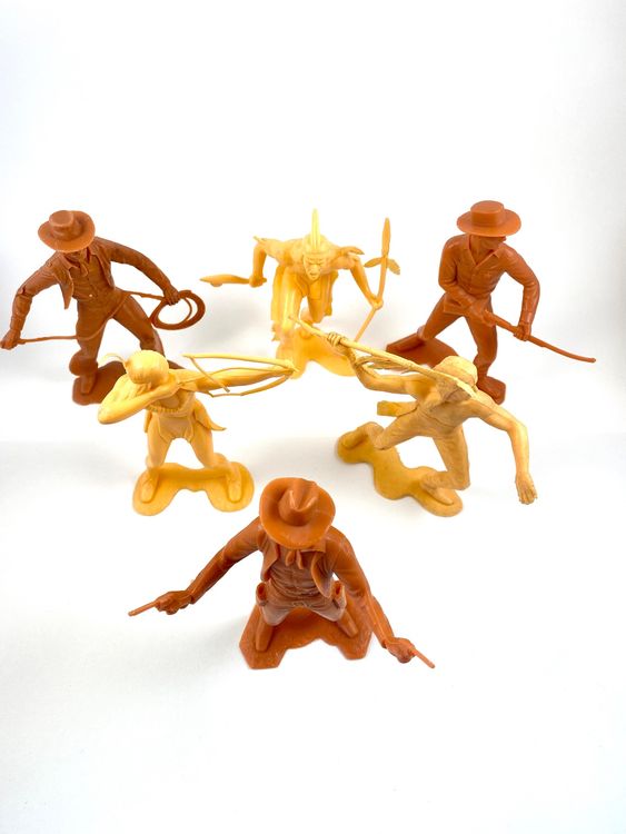 Rare Lot / Louis Marx. Cowboys & Indians / 1964 / XXL 16cm | Kaufen auf ...