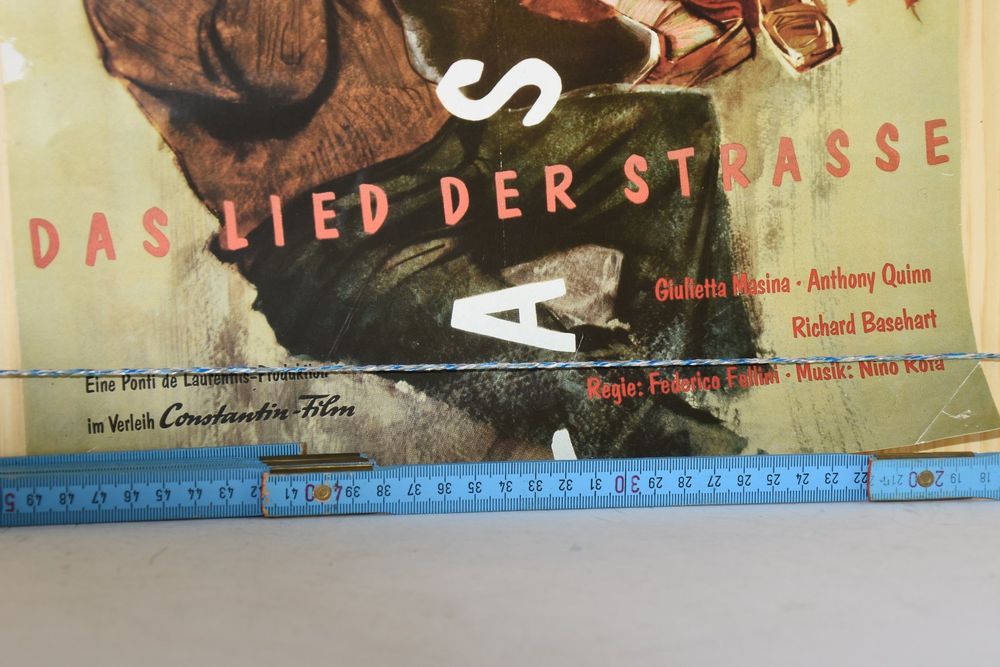 ORIGINAL 1954 FILMPLAKAT ANTHONY QUINN DAS LIED DER STRASSE (Gebraucht ...