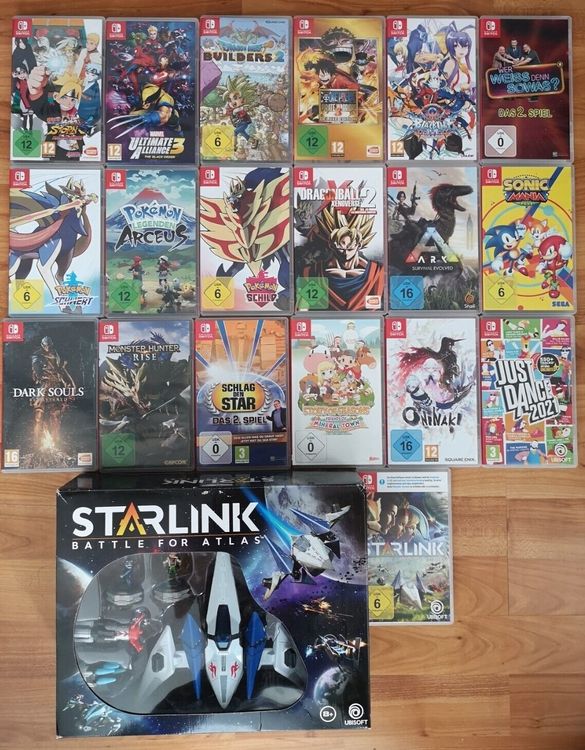 Nintendo Switch Spielesammlung (19 Spiele) (Gebraucht) in Zürich für CHF 140 – mit Lieferung auf ...