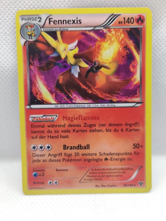Fennexis X & Y Set Pokemon Karte Holo TCG 2014 | Kaufen auf Ricardo