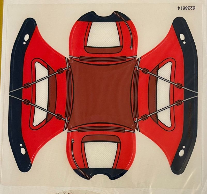 Lego - Plastic Tent Small with Red and Dark Blue Pat - 38975 | Kaufen ...