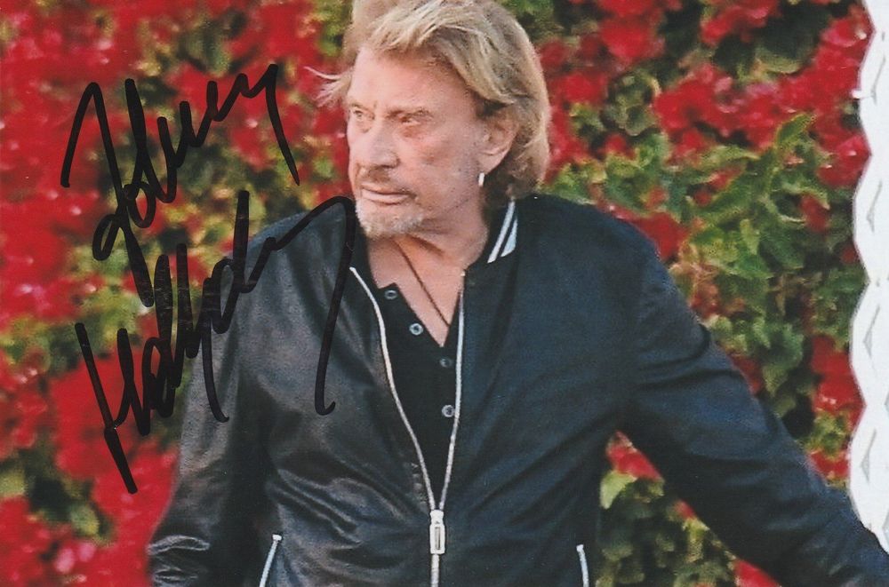 JOHNNY HALLYDAY / Autographe Original. | Kaufen auf Ricardo