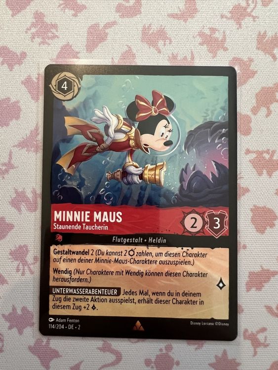 Disney Lorcana - Aufstieg der Flutgestalten Minnie Maus Rare | Kaufen ...